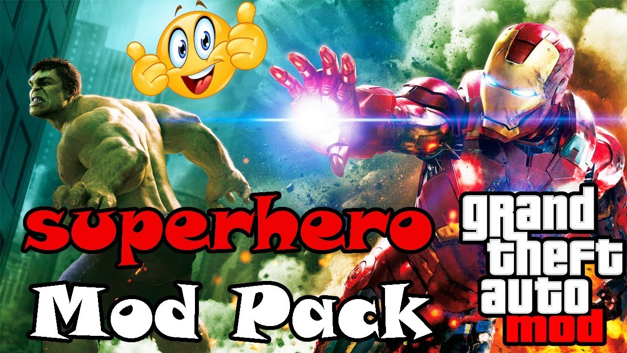 DOWNLOAD SUPERHERO MOD PACK IN GTA SAN ANDREAS - YouTube