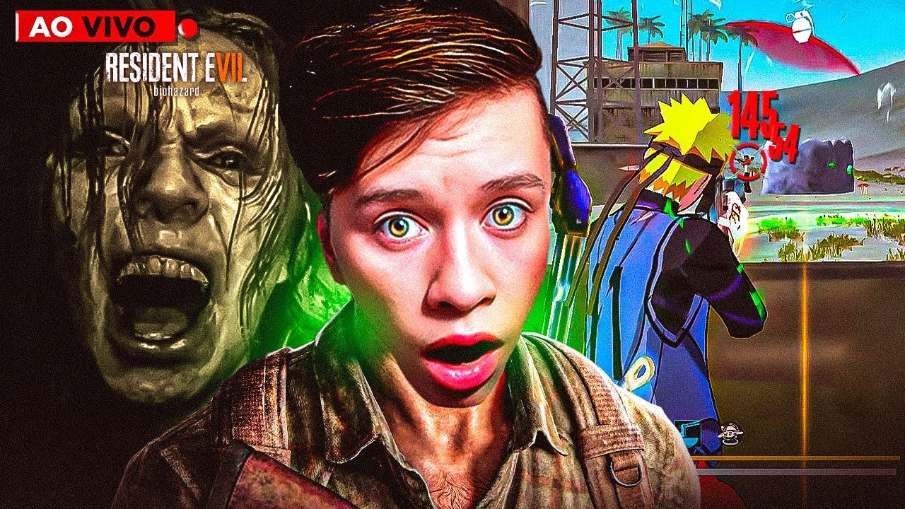FREE FIRE NARUTO e RESIDENT EVIL 7, parte 4🎄 APELAPATO LIVE ON 💙 MEGA ...