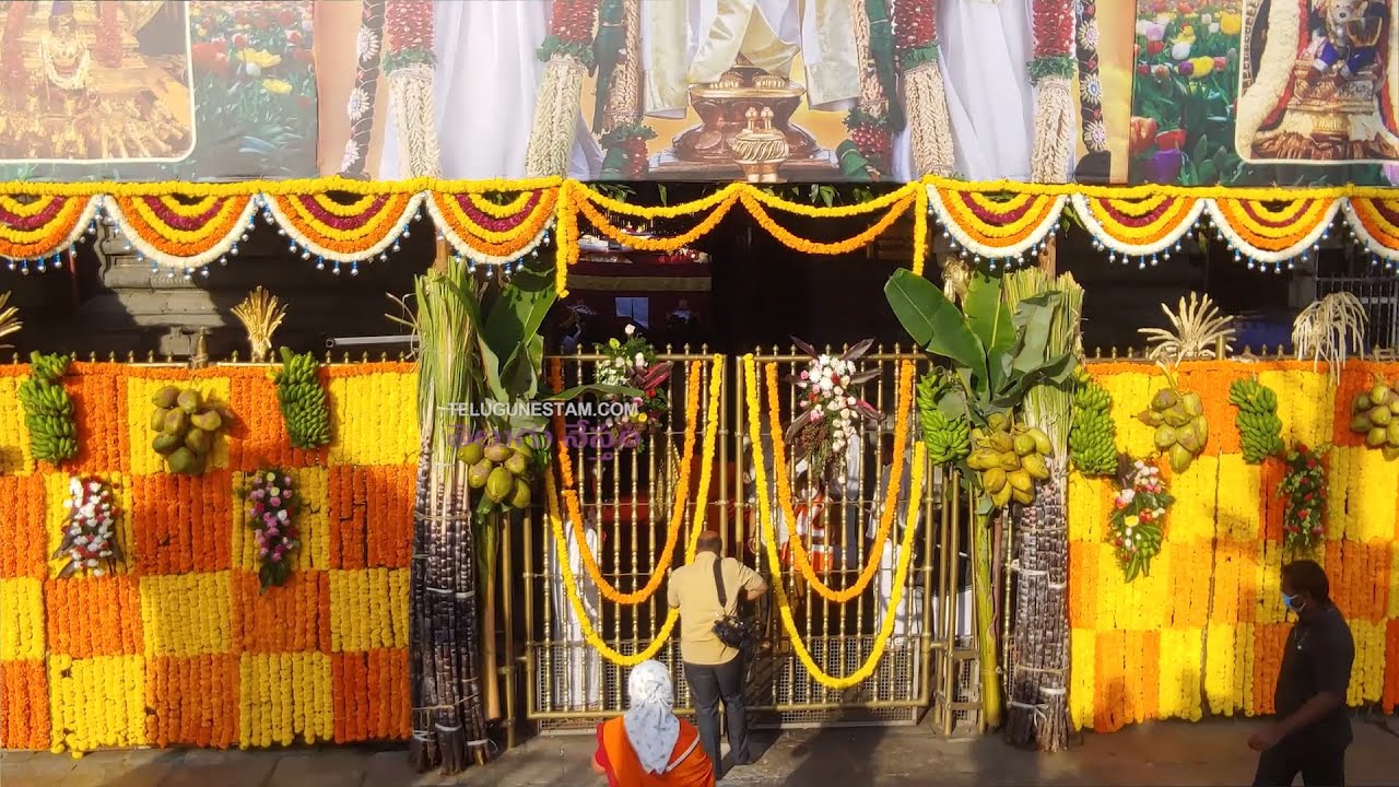 Special Flower Decoration In Tirumala For Ratha Sapthami Festival - YouTube