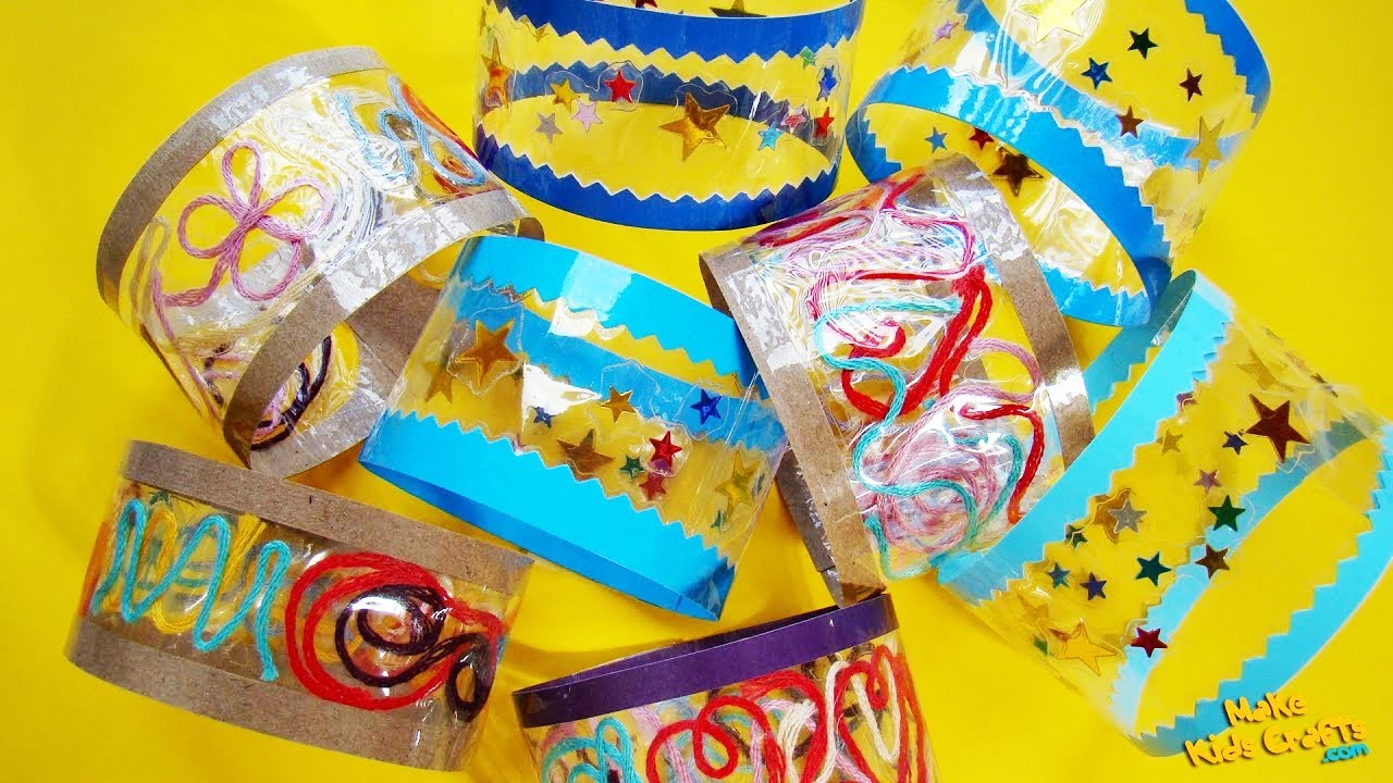 How to make Sticky Tape Bracelets? | Easy Friendship Bracelets for ...