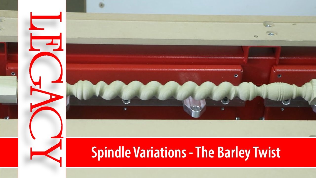 Making a Barley Twist Spindle - Barley Twist Router Bit & CNC ...