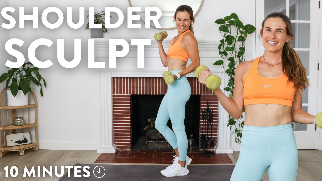 AT HOME SHOULDER SCULPT WORKOUT (to build & define) - YouTube