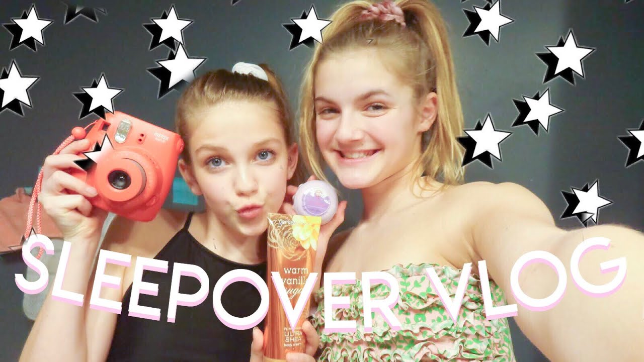 SLEEPOVER WITH MY BESTIE:) spring break edition| lydia walls - YouTube