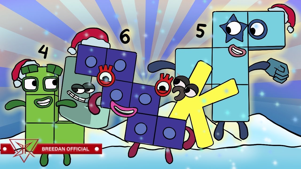 Numberblocks and Alpabet Lore Band Christmas Stampolines Learn To Count ...