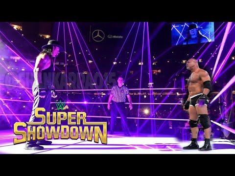 The Undertaker VS Goldberg Super Showdown 2019 | Super Showdown 2019 ...