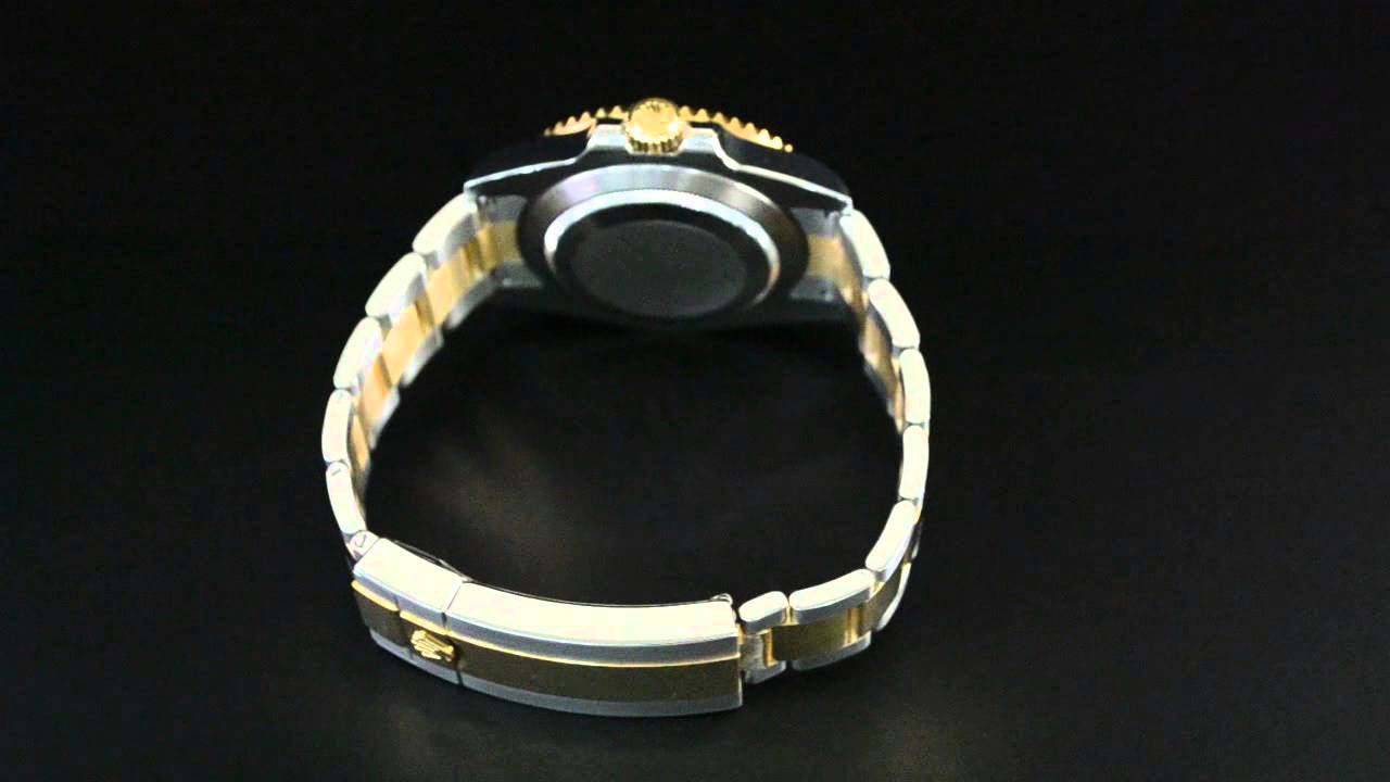 Rolex Cermic Submariner Steel and Yellow Gold - YouTube