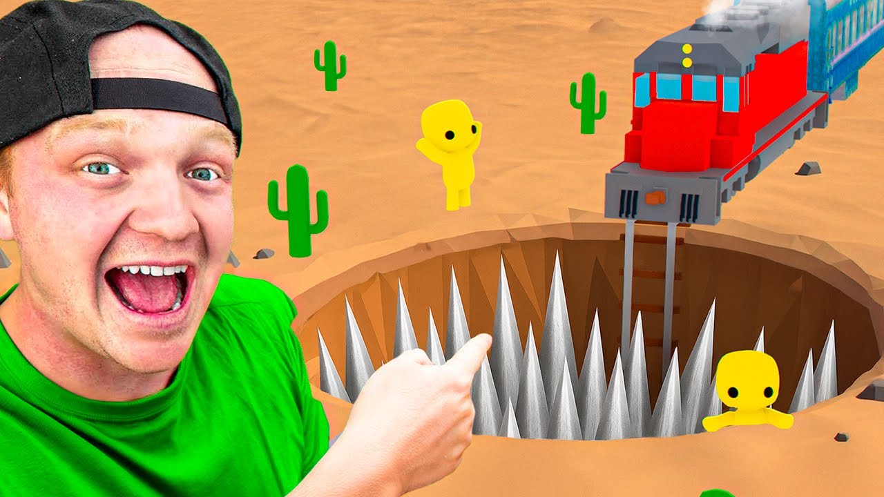 I Survived Most Dangerous Train in Wobbly Life! - YouTube