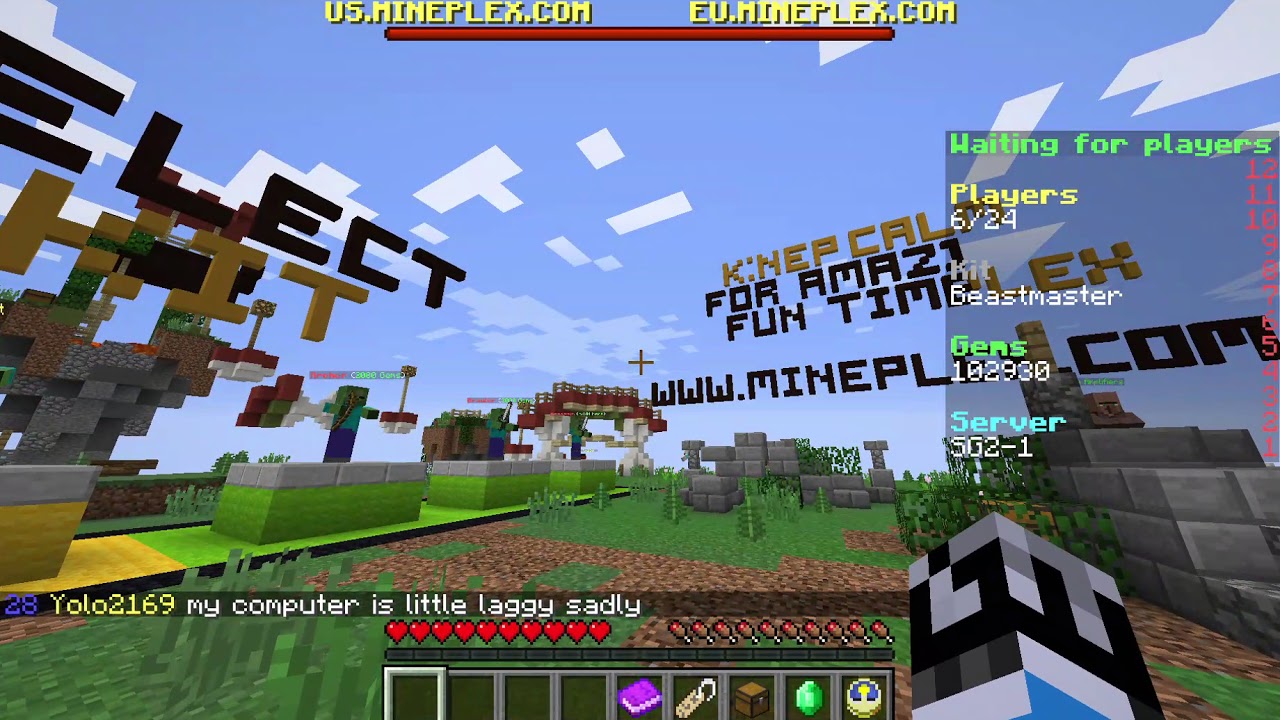 Minecraft Mini Games (Episode 2) Survival games - YouTube