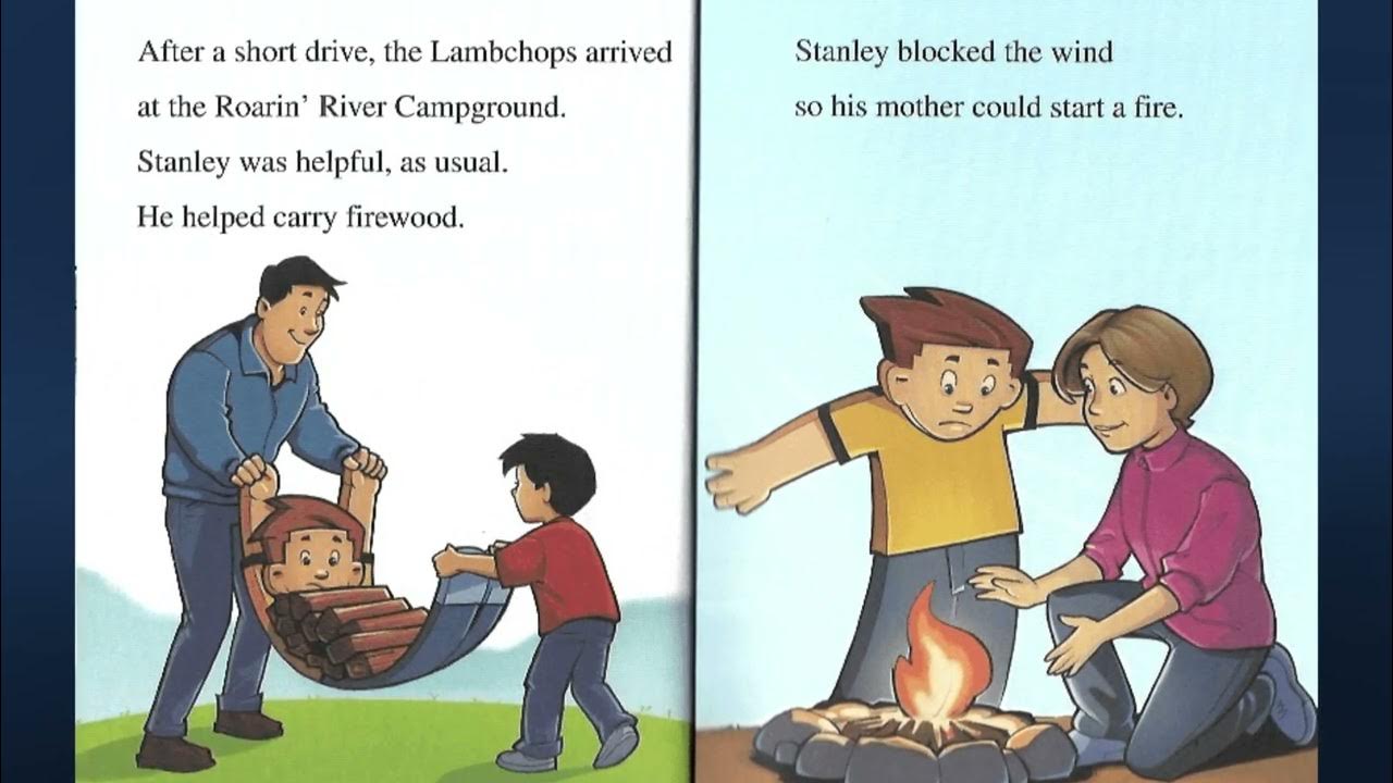 Flat Stanley Goes Camping - YouTube