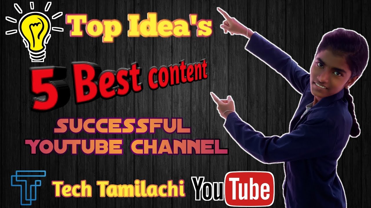 5 best content for youtube beginner | சிறந்த 5 content for youtuber ...