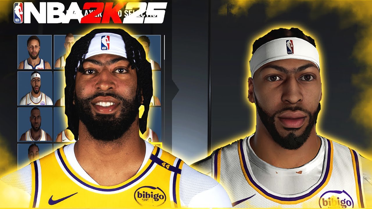 BEST ANTHONY DAVIS FACE CREATION in NBA2K25!! + BEST ANTHONY DAVIS ...