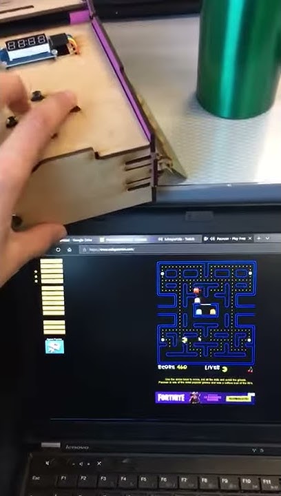 Pacman con arduino - YouTube
