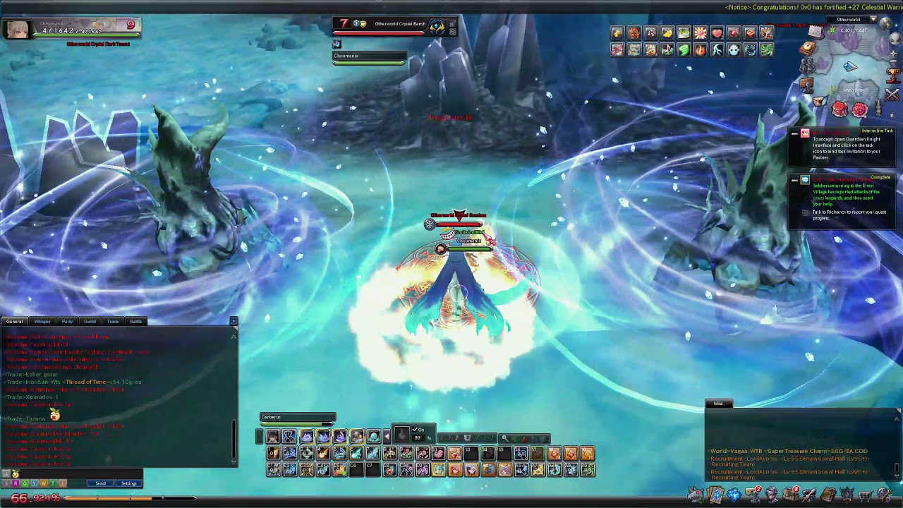 Aura kingdom - Fire wizzard (test) - YouTube