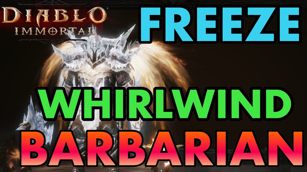 INSANE DAMAGE Freeze Whirlwind Assassin Barbarian Build! Prayer for ...
