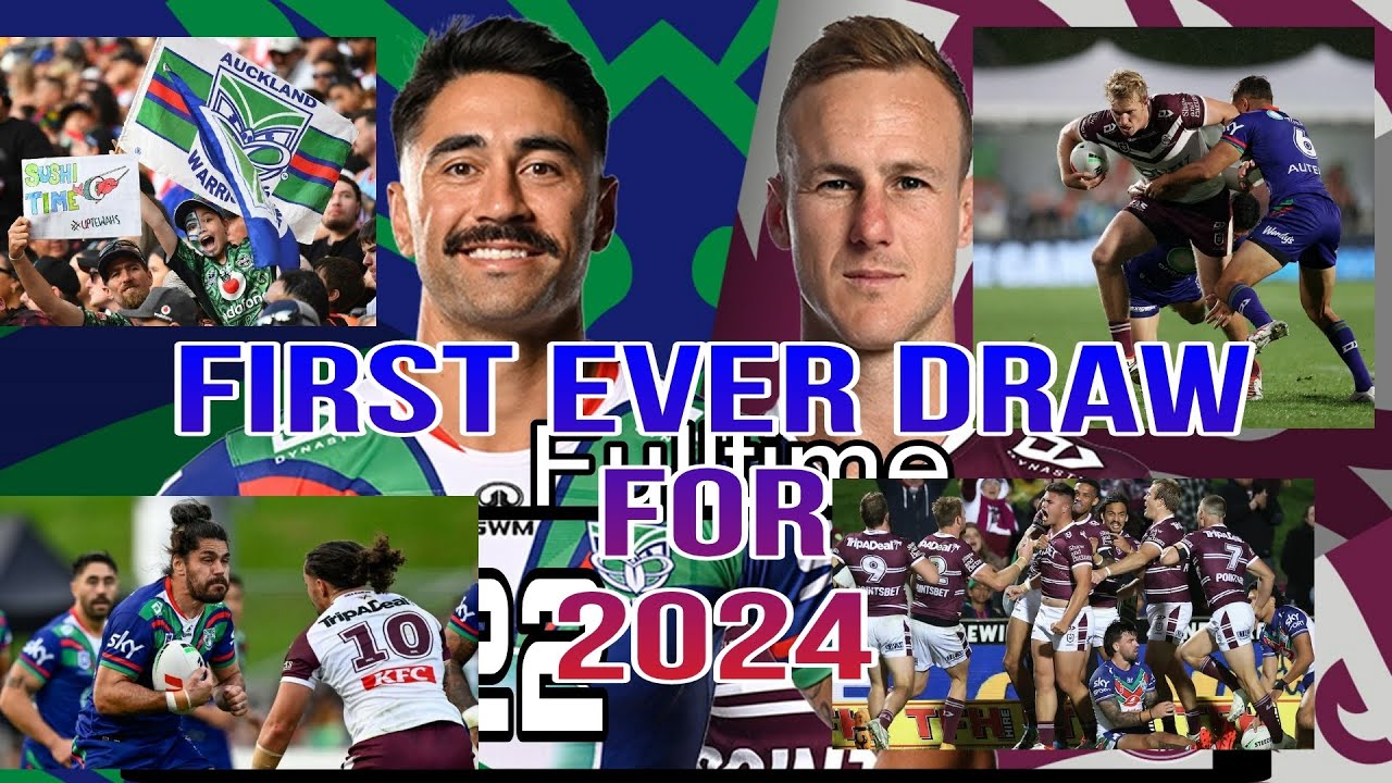 First Draw of 2024 NRL - YouTube