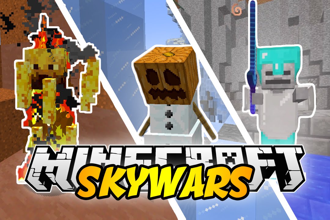 USING MOBS TO WIN IN MINECRAFT SKYWARS!!! - YouTube