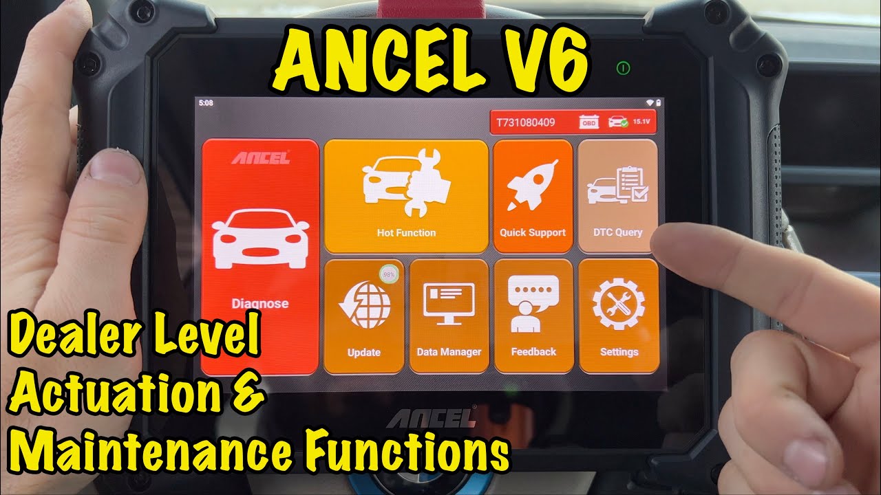 Ancel V6 Overview - Bi-Directional, Dealer Level Diagnostics Scanner ...