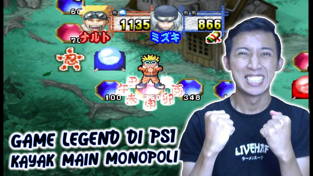 Sebelum Game Naruto Gelut2an, Dulunya Masih Kayak Monopoli - Naruto PS1 - YouTube