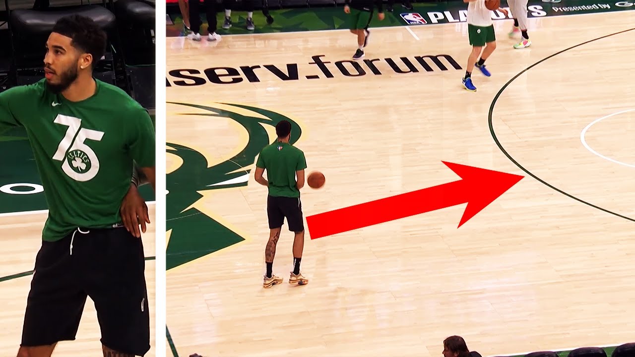 Jayson Tatum's Shooting Workout Before Game 3 vs Bucks | 2022 ECSF ...