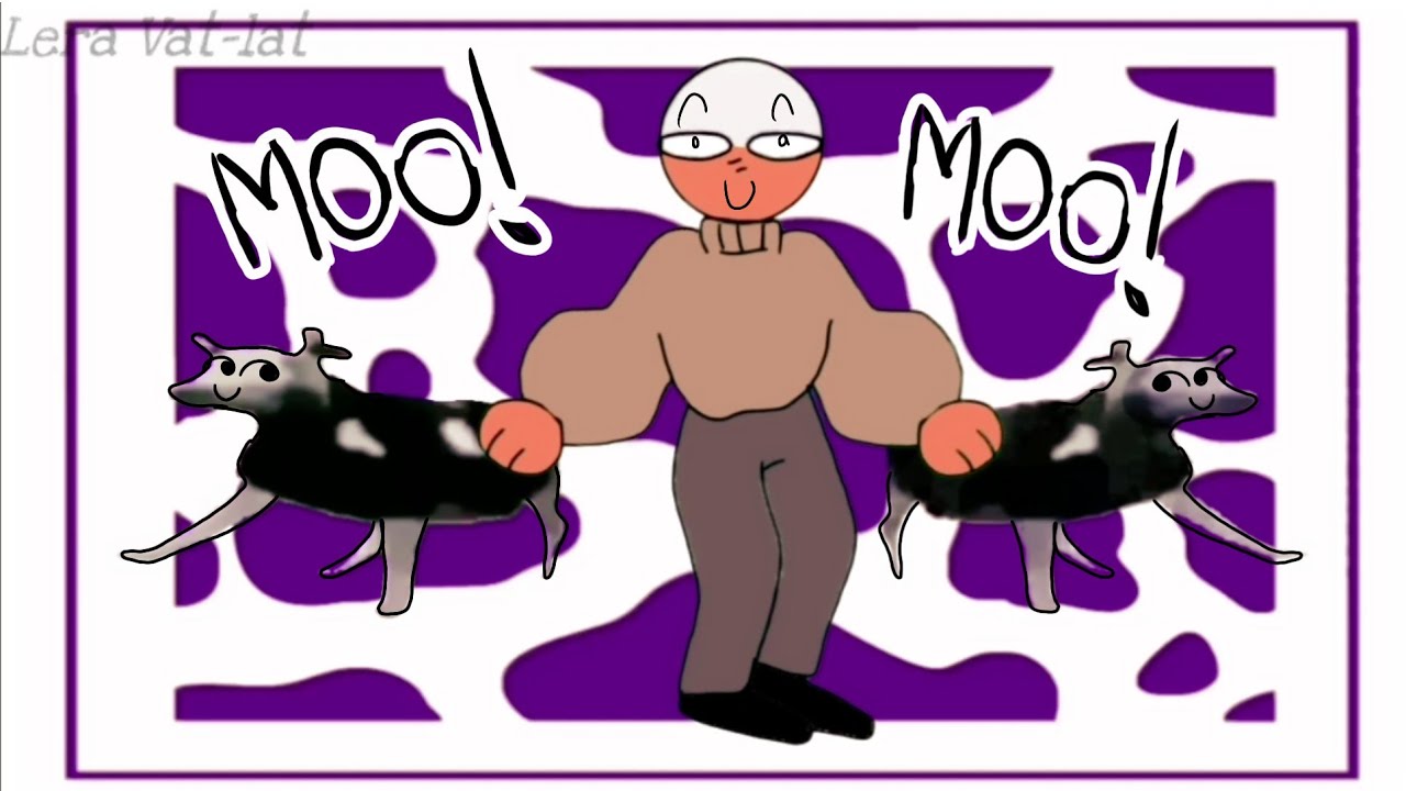 polish cow dance - animation meme [countryhumans](Poland dances with ...