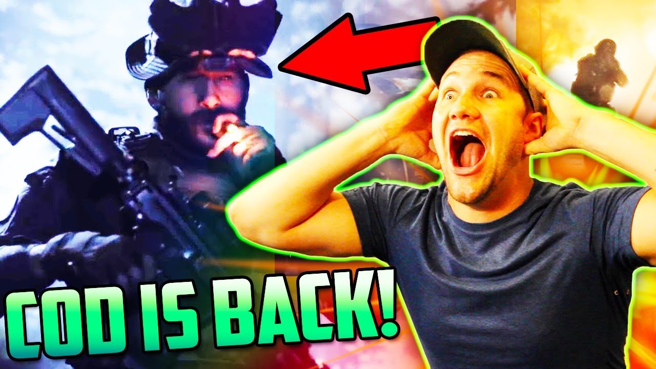 CALL OF DUTY MODERN WARFARE Reveal Trailer REACTION! Is COD Back ...