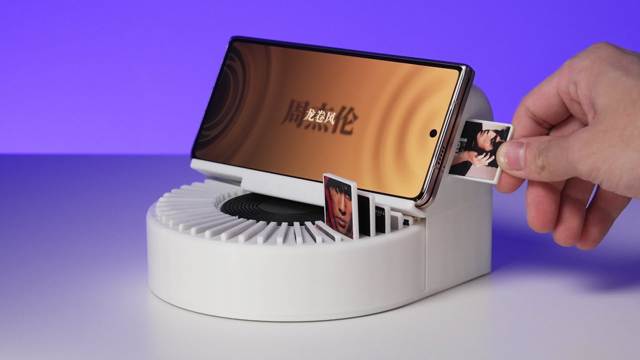 Owen来造｜我给手机做了个NFC音乐吧台，便携工作站以及... I created an NFC music station with a ...