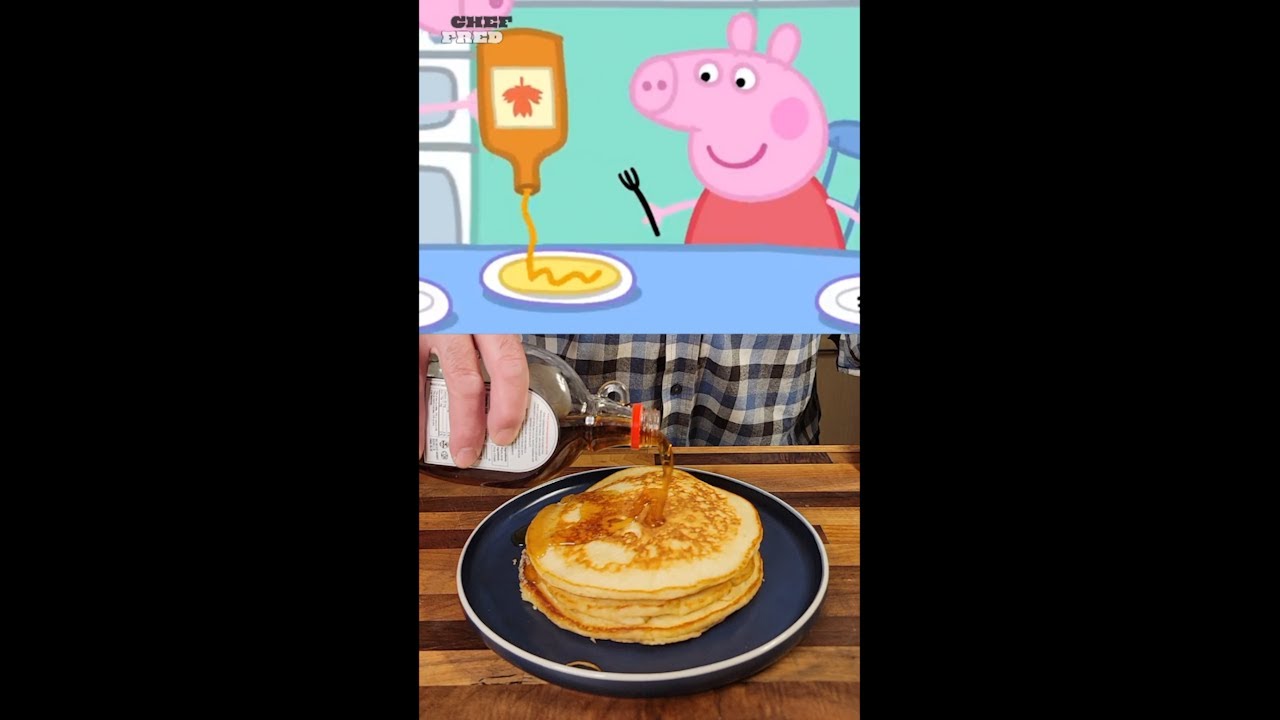 An Epic Culinary Journey: Fluffy Stacks To Healthy Snacks!🤤 #peppa #peppapig #pancake # ...