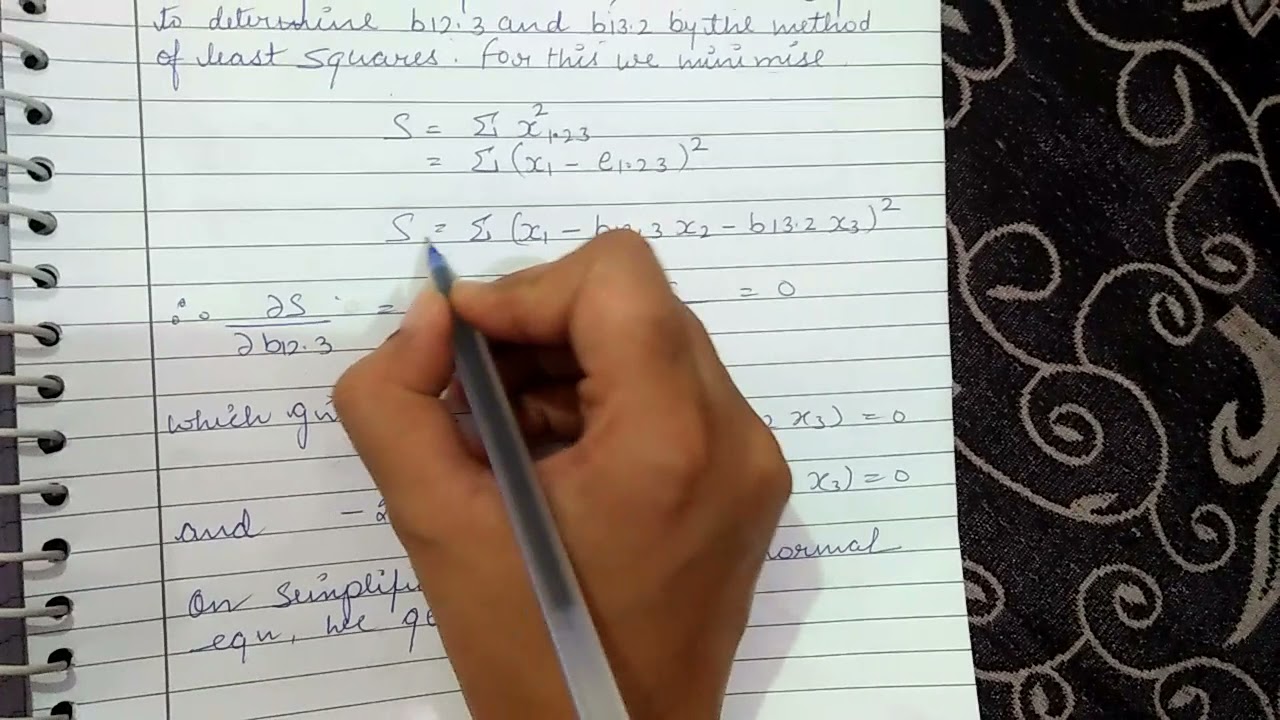 Mathematical Notation Yule Partial Regression Coefficient In Terms Of Delta YouTube Mathematical Notation Yule Partial Regression Coefficient In Terms Of Delta YouTube