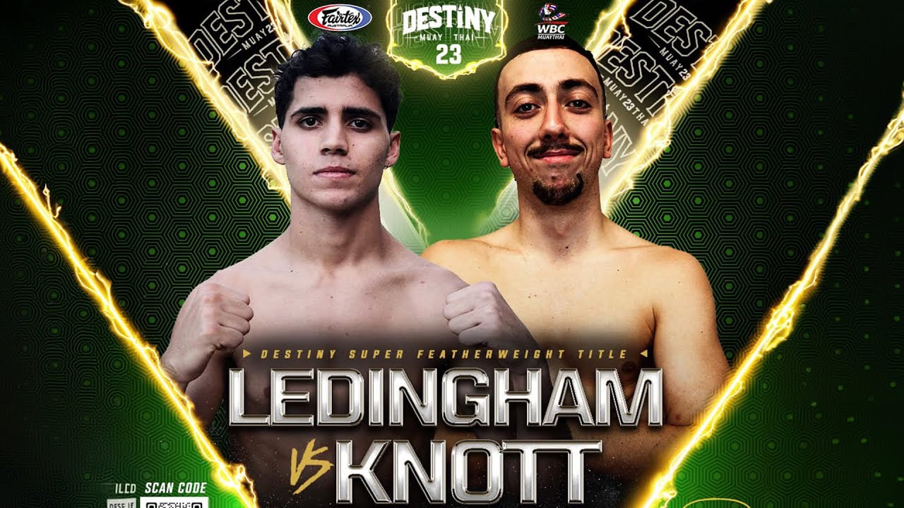 Shaun Ledingham Vs Ollie Knott - Destiny Muaythai 23 - YouTube
