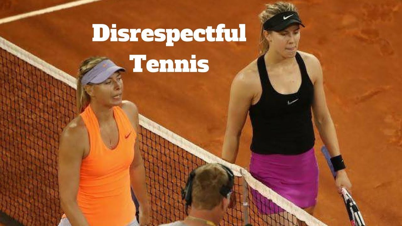 🔥HD🔥 Shocking & Disrespectful Tennis.... WTA Moments (Williams ...