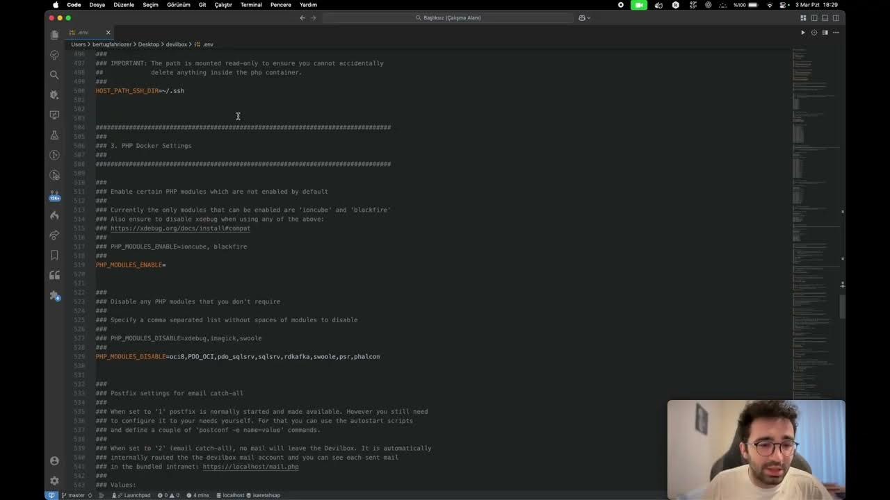 Devilbox ile Mac'de PHP Proje Geliştirme 🔥 | ENV Ayarları, SSL, MariaDB, CodeIgniter 4 Kurulumu ...