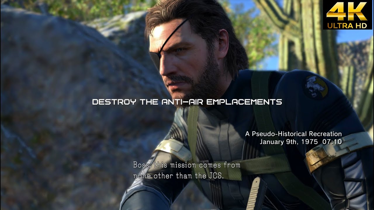 MGSV Ground Zero DESTROY THE ANTI AIR EMPLACEMENTS RANK S 4K Ultra HD ...