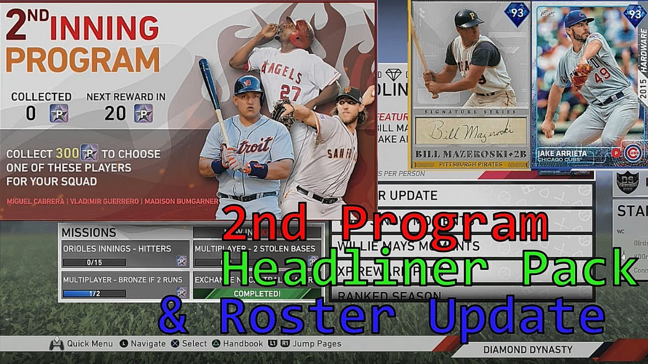 2nd Inning Program Details! + April 19th Roster Update for MLB The Show 19 - YouTube