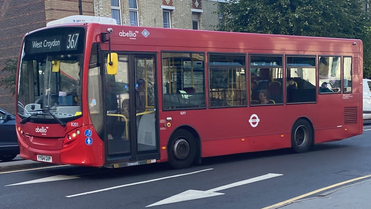 ADL Enviro200 Abellio London 8201 Route 367 West Croydon - YouTube