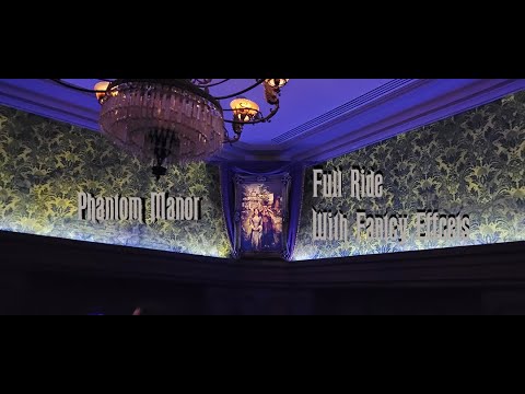 Disneyland Paris Phantom Manor Full Ride with fancy effectsand Binaural ...
