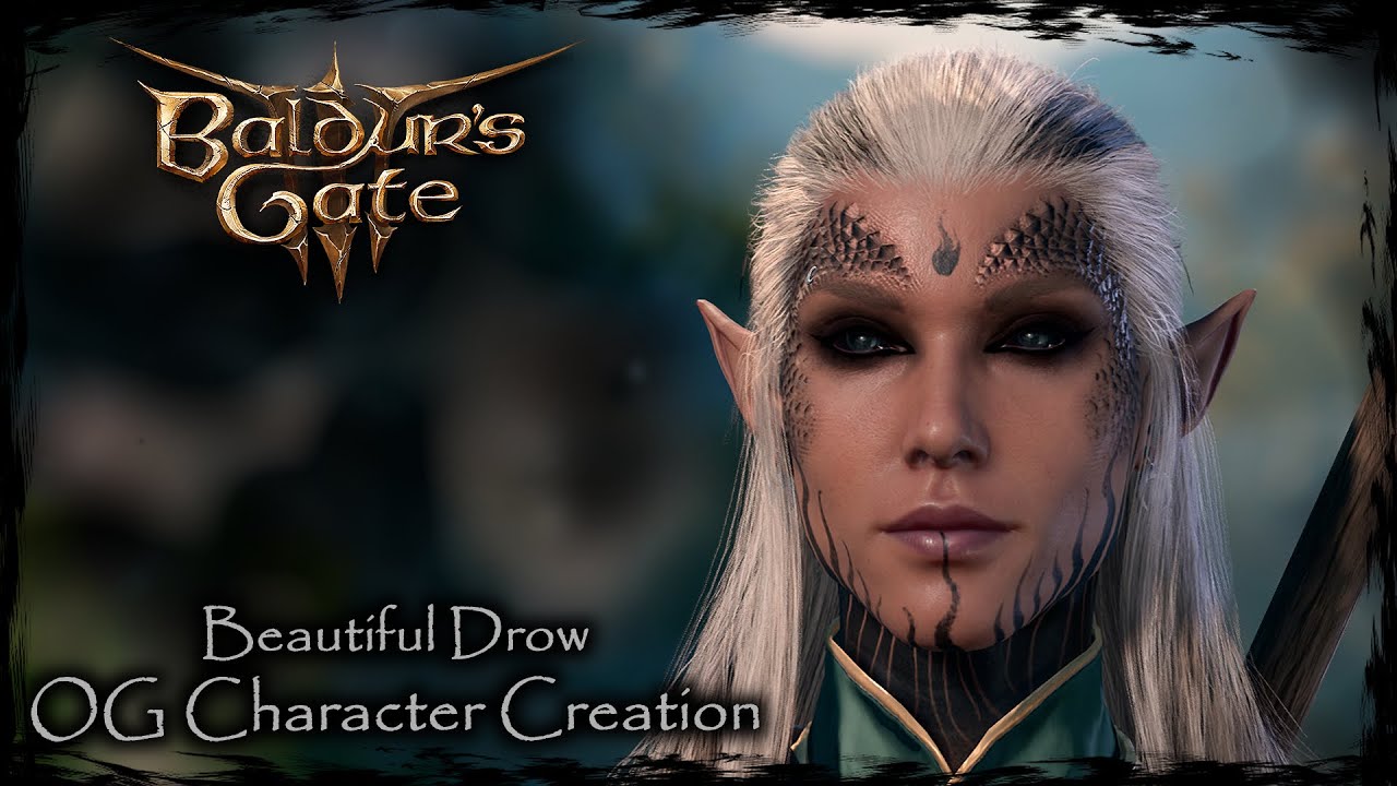 BALDUR'S GATE 3 || Beautiful Drow [Original Character #298] - Female ...