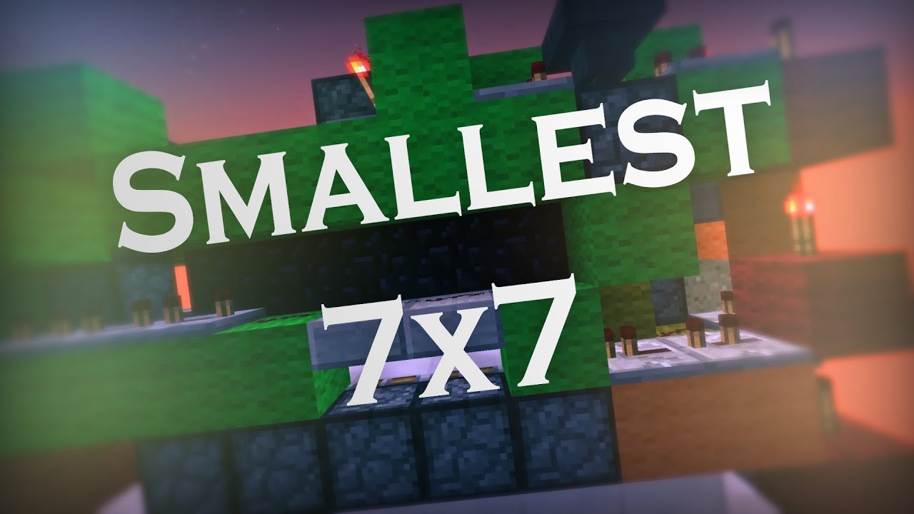 Smallest 7x7 by Armadillo Game4u Jonny | 1540 blocks - YouTube