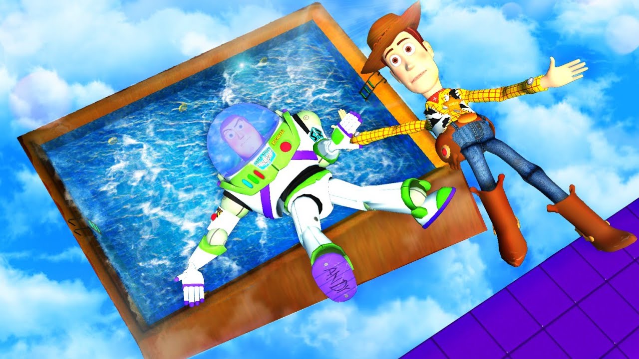 GMOD Ragdolls Test 10 | Toy Story (Woody,Buzz,Jessie) - YouTube