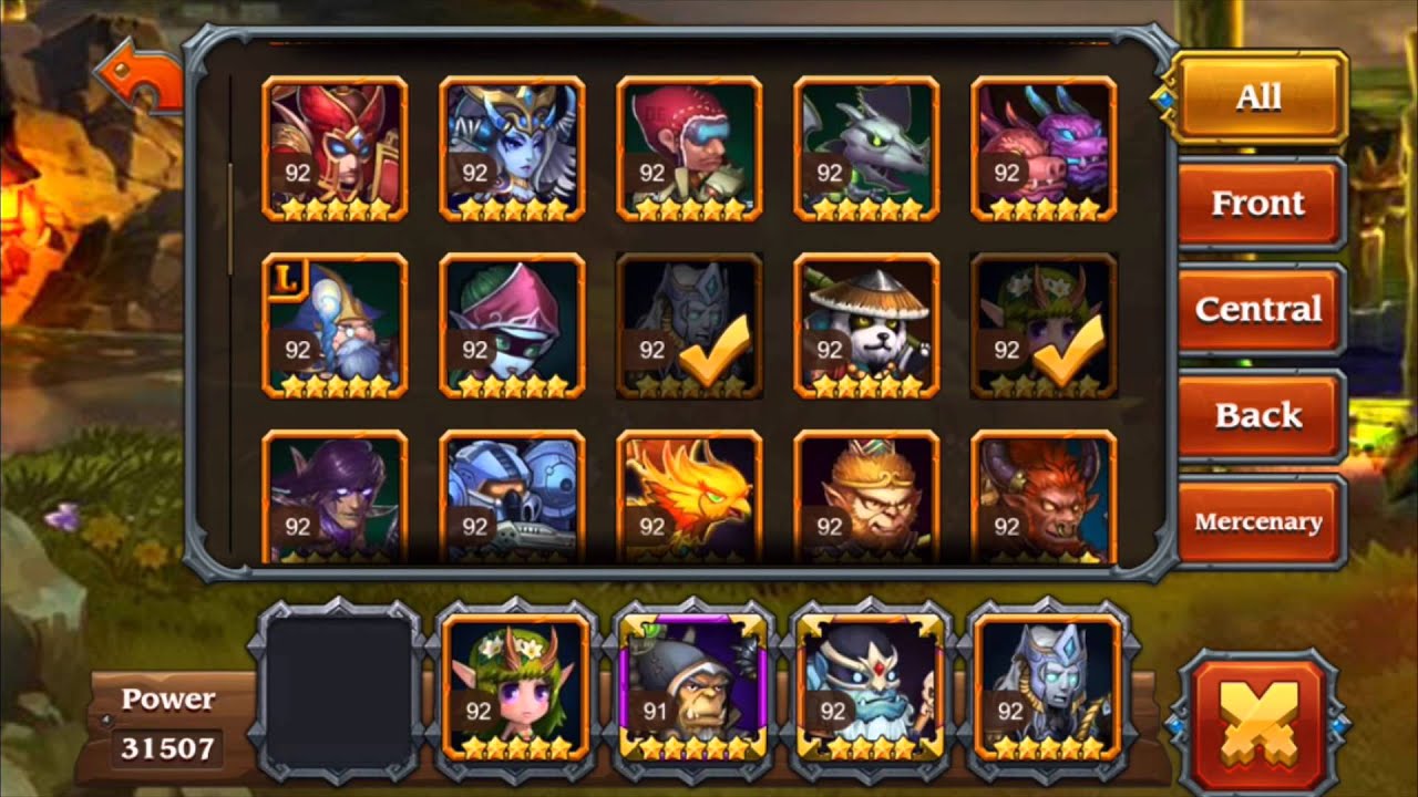 Heroes Charge LV 92 Imperial Executioner Legendary Quest - YouTube