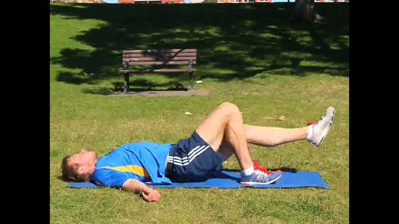 Single Leg Hip Raise ground - YouTube