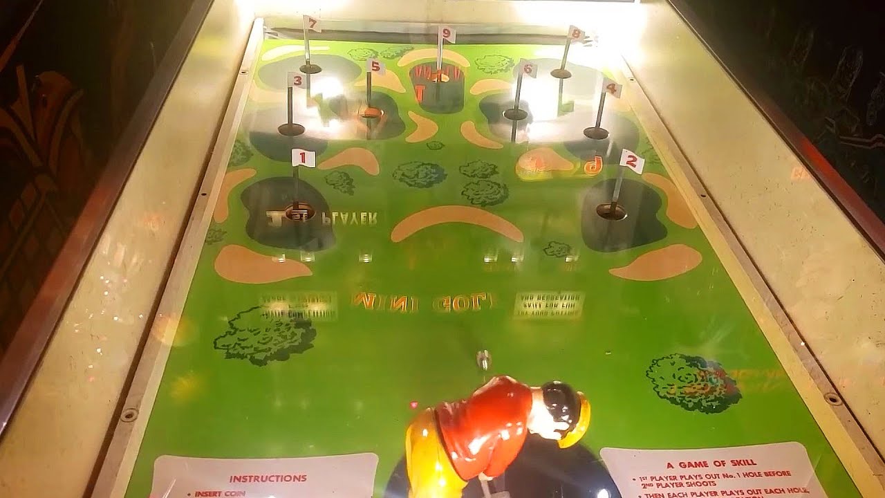 Mini Golf (Williams, 1964) - Electromechanical arcade game! - YouTube