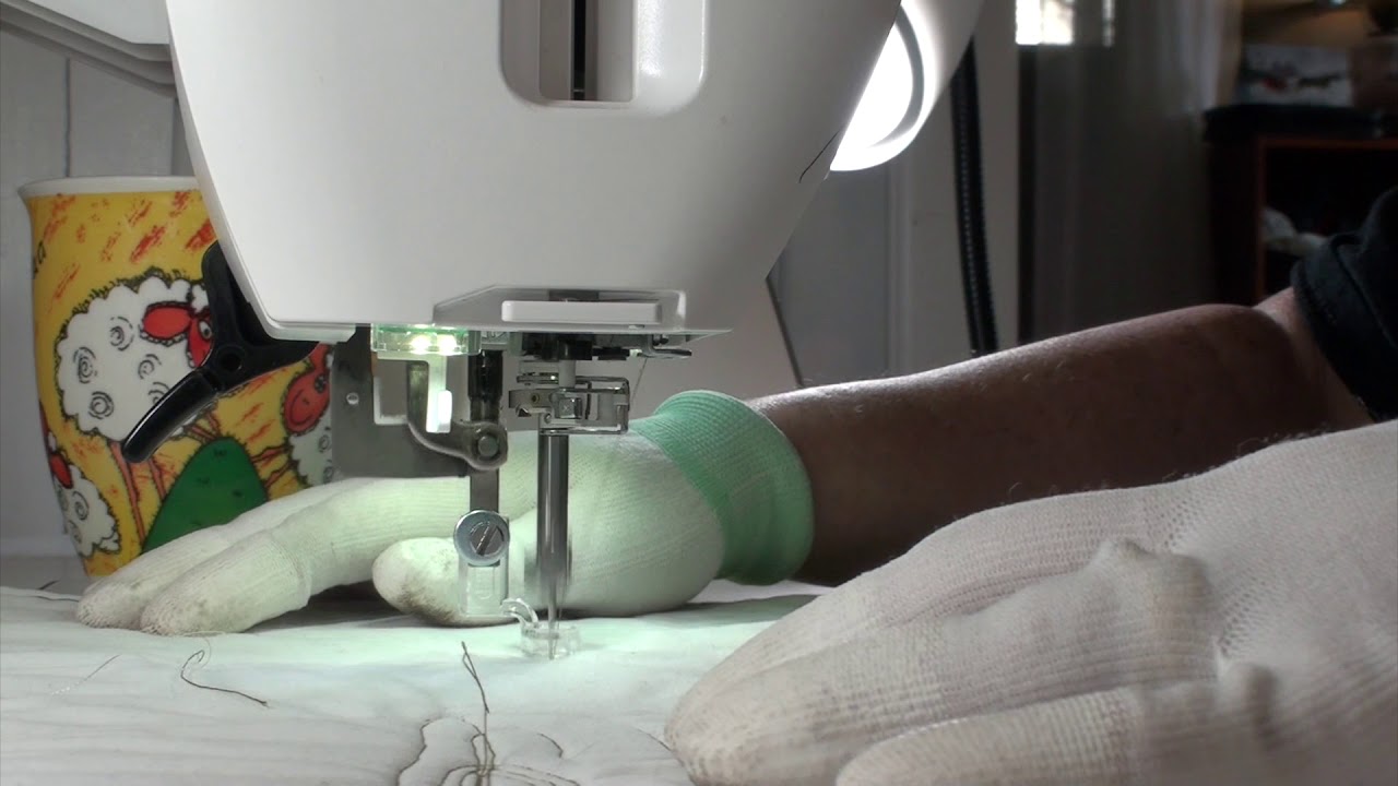 High Shank Clarity Ruler Foot on the 9400 - YouTube