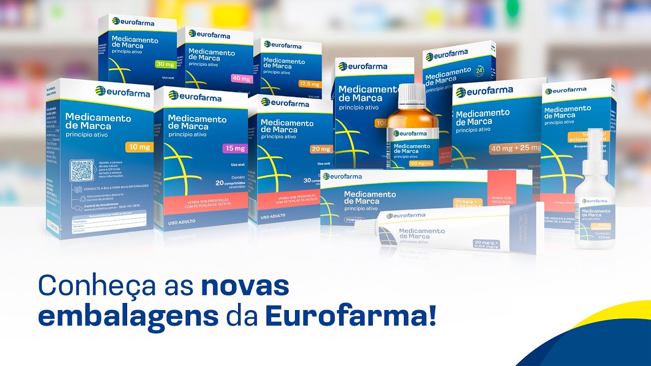 Conheça as novas embalagens Eurofarma - YouTube