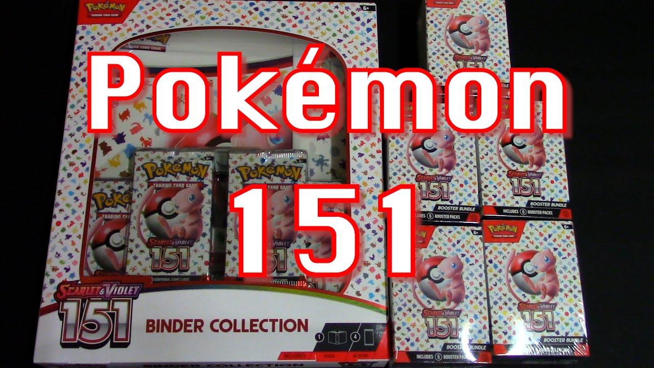 Pokémon 151 Binder Collection/Booster Bundles Unboxing | Ken Kollex ...