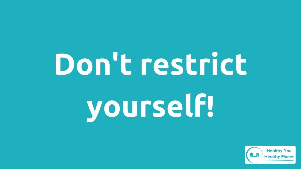 Don't restrict yourself! - YouTube