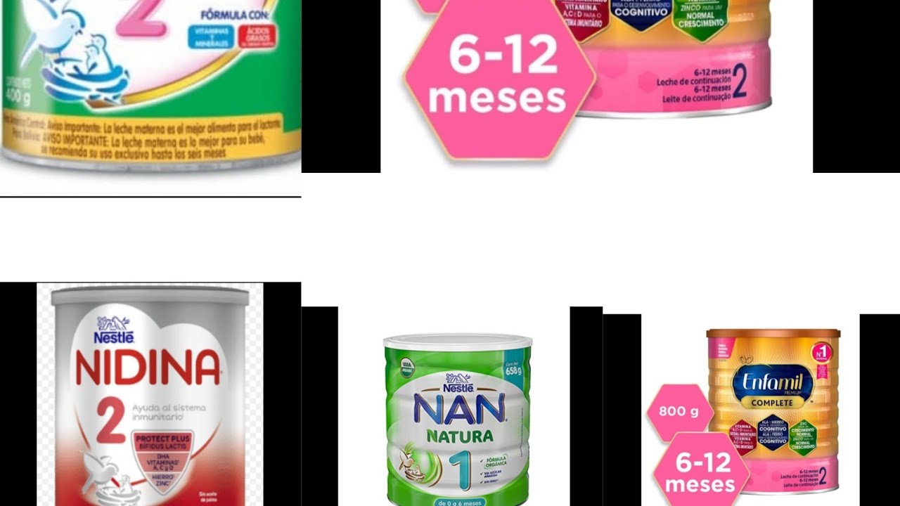 Las Mejores Leches Infantiles De 6 A 12 Meses (Para Tu Bebe👶 - YouTube