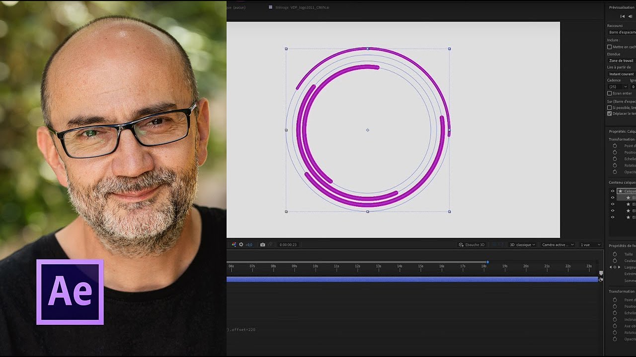 Tuto After Effects motion design : les calques de forme pour animer un ...