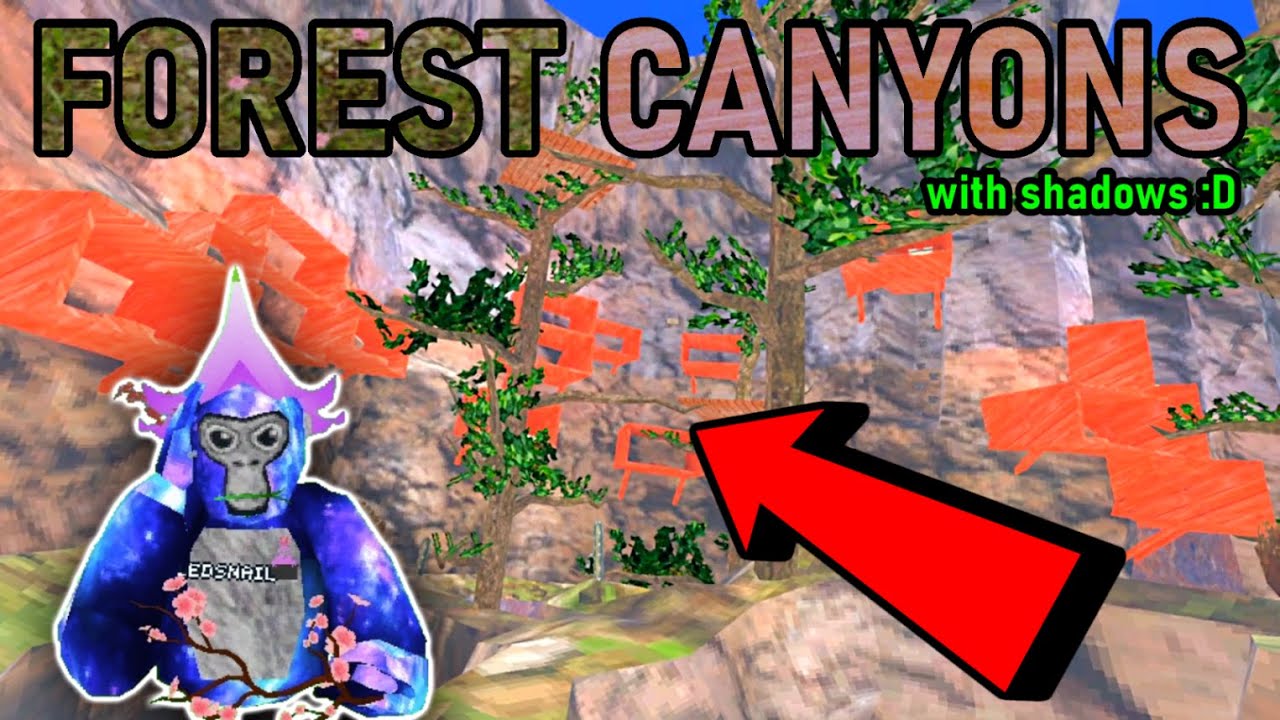 I Turned The CANYONS MAP INTO THE FOREST MAP in Gorilla Tag VR - YouTube