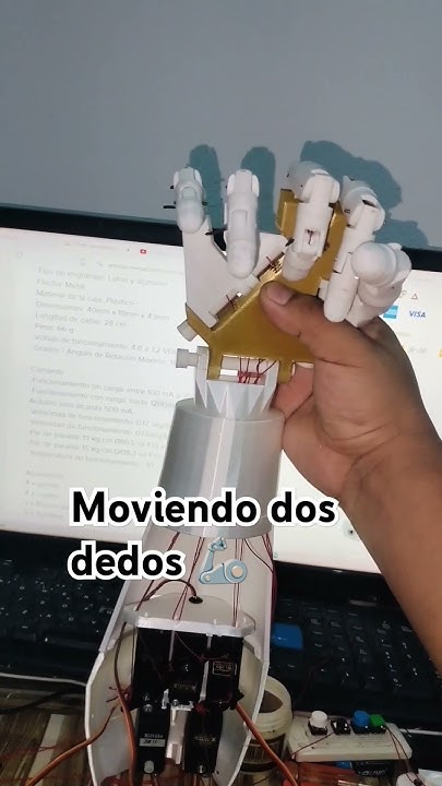Moviendo Dos Dedos 🦾 Viral Arduino Mecatronica Bionics Electronica Trending Youtube