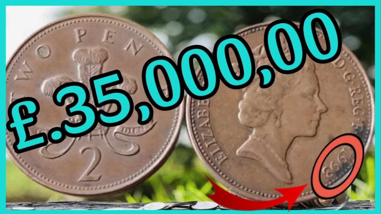 UK Two New pence 1994 Most valuable Coin worth up to £35,000,00 dollar! look for this - YouTube